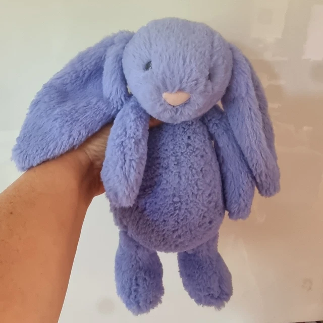 JELLYCAT MEDIUM BASHFUL Bluebell Bunny” Rare Soft Rabbit Plush £156.71 ...