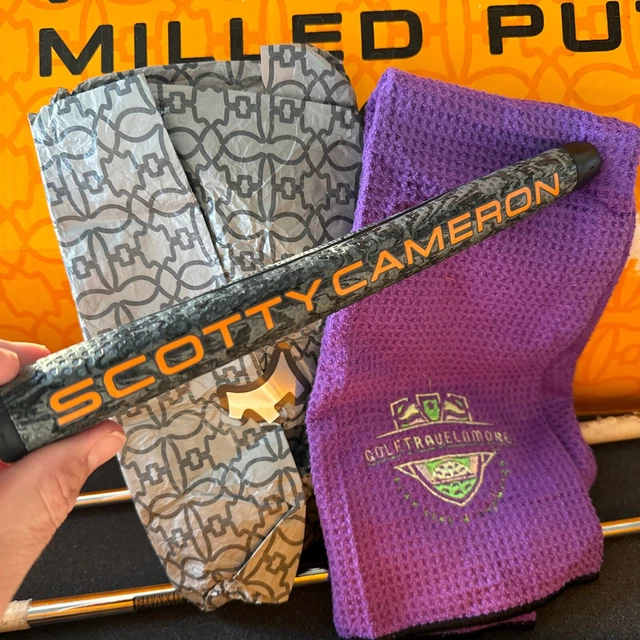 SCOTTY CAMERON CUSTOM Shop Psychedelic Orange Mid Matador Putter Grip ...
