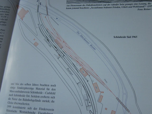 BAHNHOF MIT GLEISPLAN Schöneheide Sachsen 4S EUR 5,42 - PicClick DE