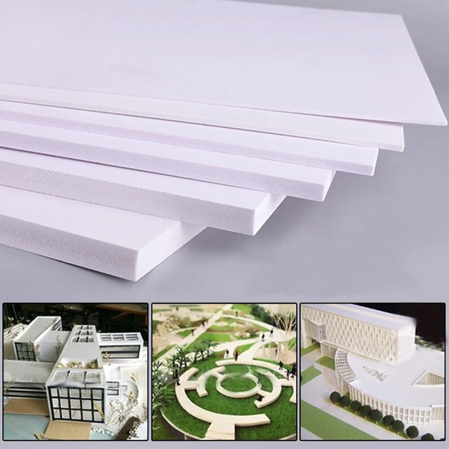 ART PROJECTS WITH Handmade Model Assembly Materials PVC Chevron Board ...