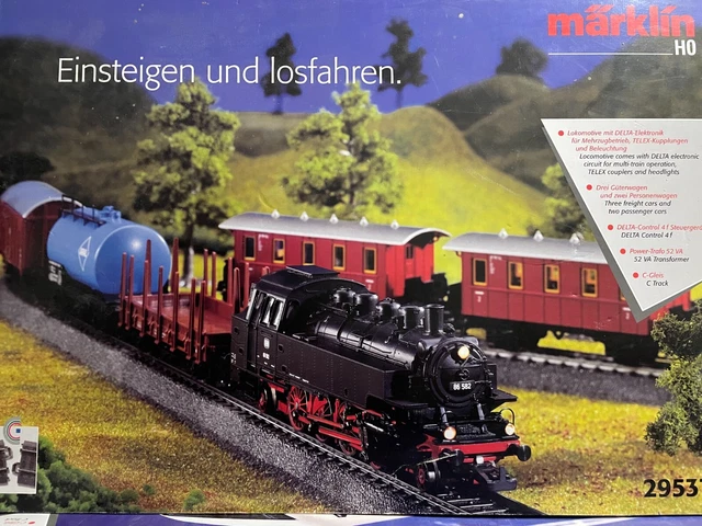 MÄRKLIN HO 29537 Starterpackung mit großer C-Gleis-Anlage, 230V EUR 100 ...