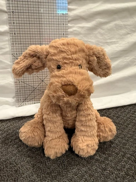 JELLYCAT FUDDLEWUDDLE PUPPY Medium Plush Dog Genuine Collectible & Dust ...