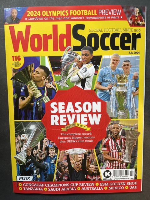 WORLD SOCCER MAGAZINE Issue July 2024 EUR 14,81 - PicClick IT