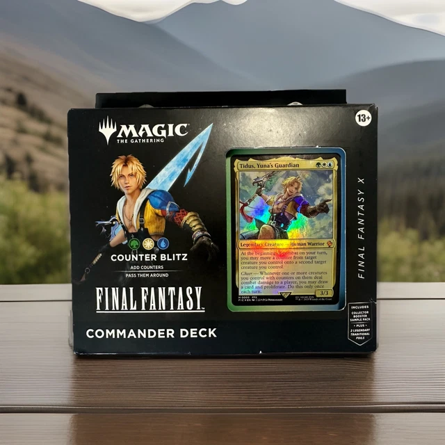 MAGIC THE Gathering Final Fantasy Commander Deck Counter Blitz Tidus ...