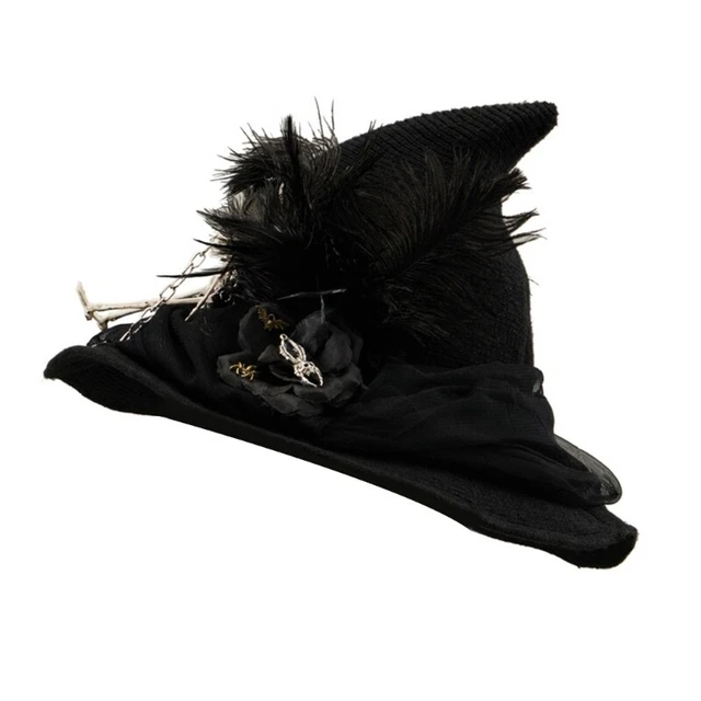 GEAR SPIDERS HALLOWEEN Hat Cosplay Costume Skeleton Wizard Witch Hats £ ...