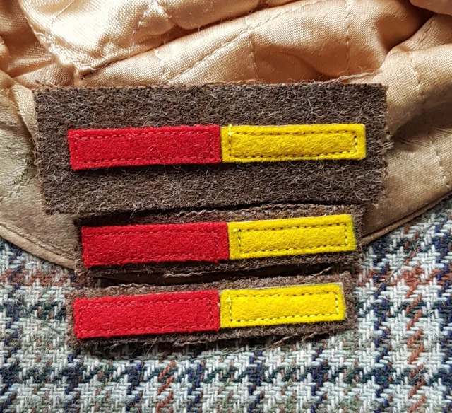 WW2 CAVALRY HUSSARS Yeomanry Armoured Formation Signs cloth Patches ...