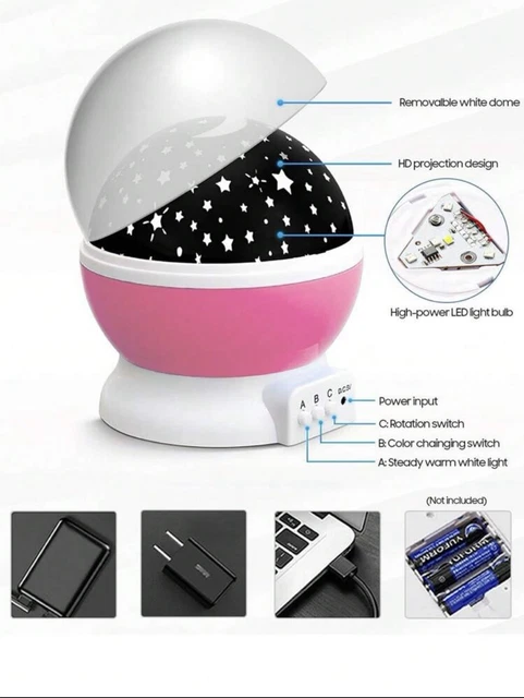 CALMING AUTISM LED Light Sensory Toys Projector Multicolour Sky Star ...