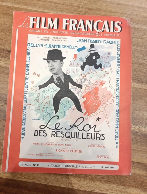 REVUE CINÉMA LE Film Français Mai 1945 EUR 20,00 - PicClick FR