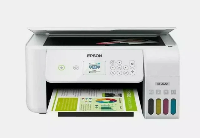 EPSON ECOTANK ET-2720 Wireless All-in-One Inkjet Printer White EUR 283 ...