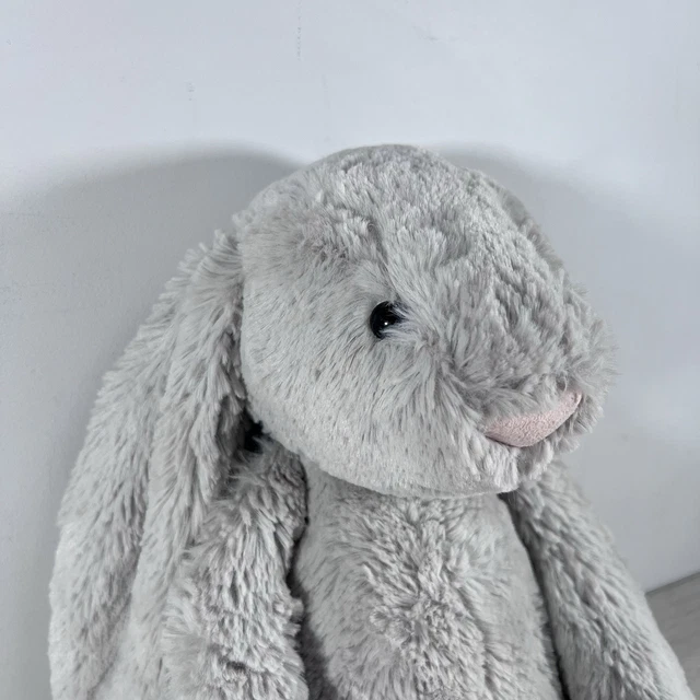 JELLYCAT BASHFUL BUNNY Rabbit Grey Soft Plush Toy £49.99 - PicClick UK