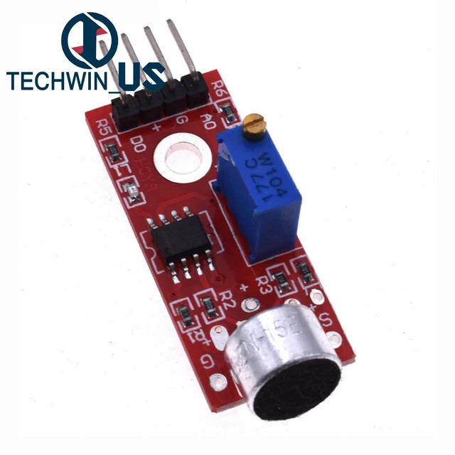 MICROPHONE SENSOR AVR PIC High Sensitivity Sound Detection Module For ...