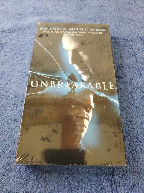 UNBREAKABLE (VHS, 2001) Brand New Samuel Jackson Bruce Willis M Night ...
