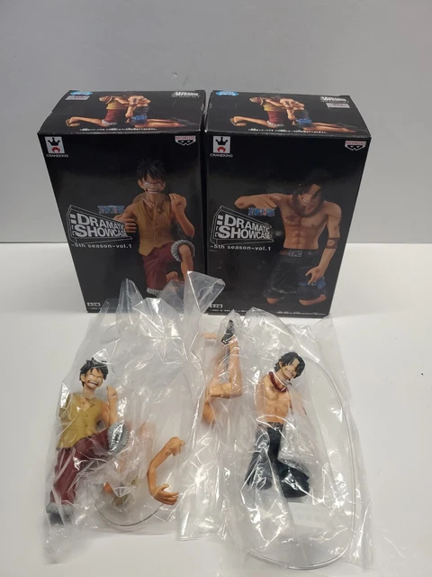 BANPRESTO ONE PIECE Dramatic Showcase 5Th Season Vol 1. Set Of 2 Luffy ...