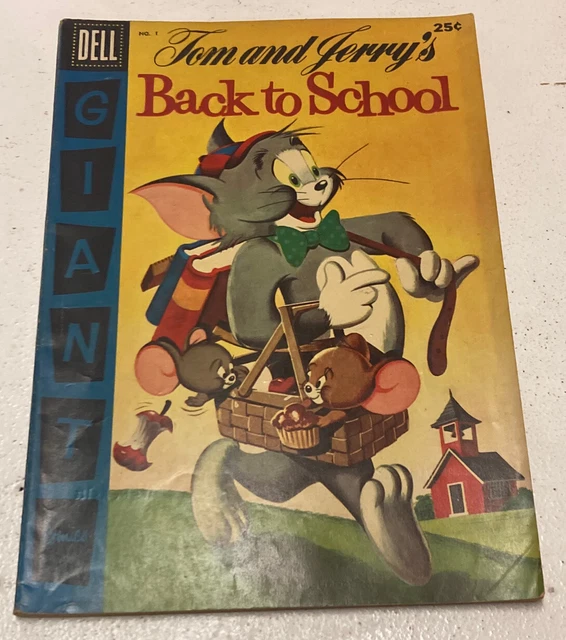 DELL GIANT 1956 Tom and Jerry's Back to School #1 EUR 19,42 - PicClick FR