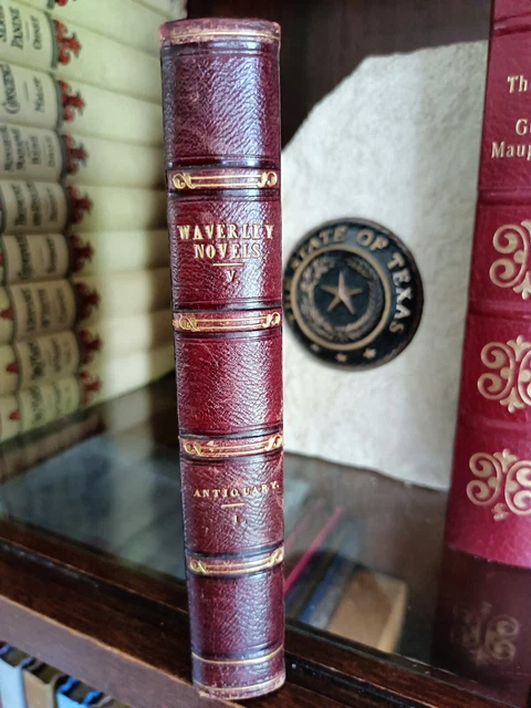 1829_WAVERLY_ANTIQUARY, VOL I_SIR Walter Scott_Édition Cadell_Très bon ...
