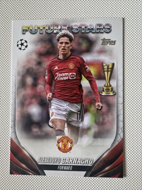 TOPPS UEFA CLUB Competitions flagship 2023/24 Alejandro Garnacho Future ...