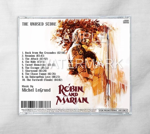 ROBIN AND MARIAN (1976) The Unused Score 1CD Michel Legrand EUR 30,00 ...