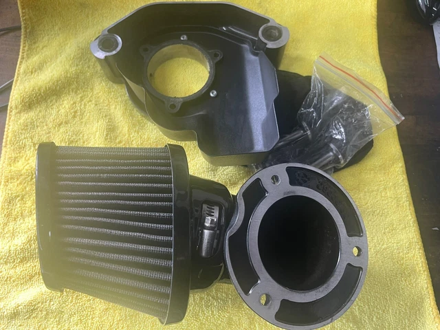 GENUINE 29400263 HARLEY-DAVIDSON Heavy Breather Air Cleaner Black M8 ...