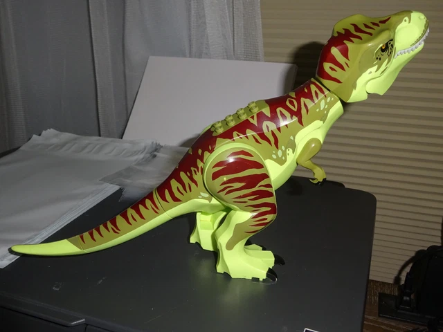 LEGO JURASSIC WORLD Olive Green Tyrannosaurus Rex 76944 T-Rex Dinosaur ...