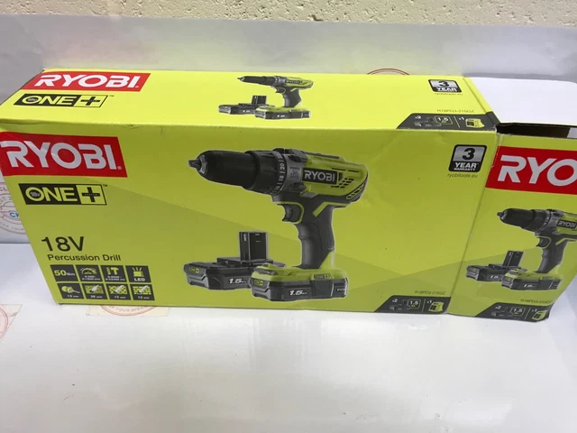 RYOBI R18PD3 BARE tool 18v Cordless Compact Percussion Drill (Body Only ...