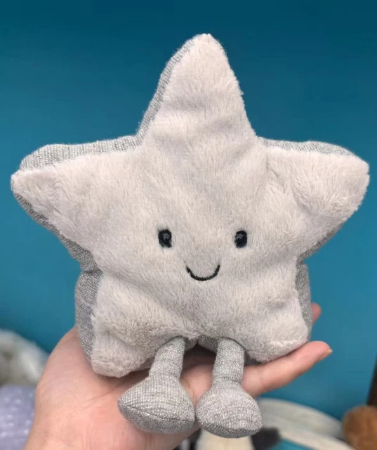JELLYCAT AMUSEABLES SILVER Star Soft Toy New with Label and Dust Cover ...