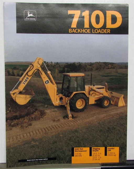 1993 JOHN DEERE 710D Backhoe Loader Specifications Construction Sales ...