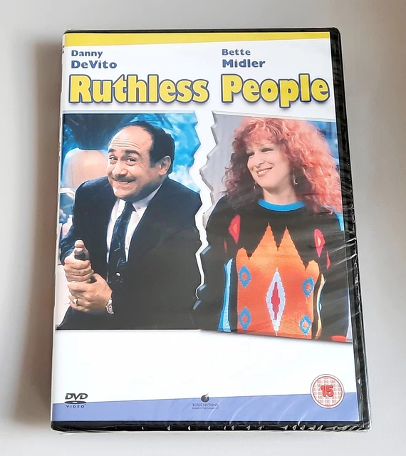 RUTHLESS PEOPLE DVD: Danny DeVito, Bette Midler: Region 2: New & Sealed ...