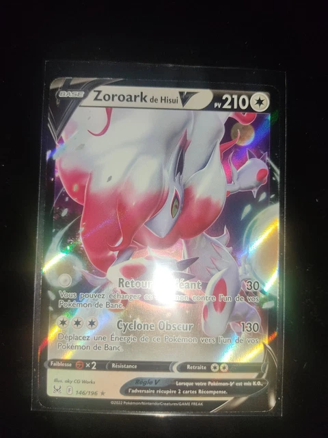 CARTE POKÉMON ZOROARK de Hisui V 146/196 EB11 Origine Perdue NEUF EUR 4,00 - PicClick FR
