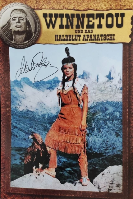 USCHI GLAS AUTOGRAMM, Karl May, Winnetou, Großfoto 20x30 cm EUR 19,99 - PicClick DE