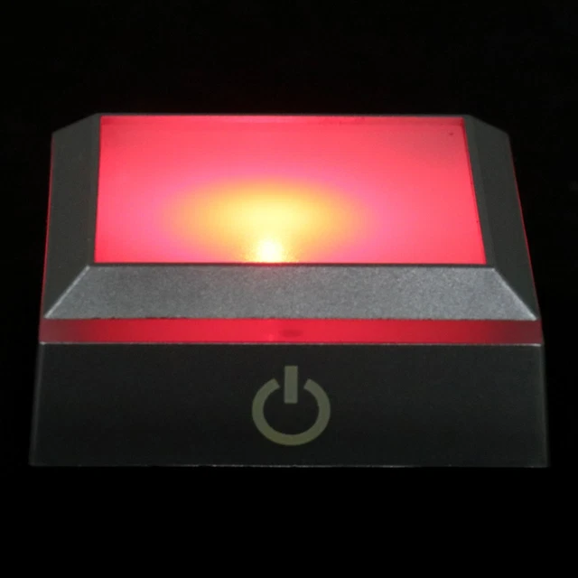 LIGHTED LED BASE Display Stand With 4 Super Bright Leds For Crystal ...