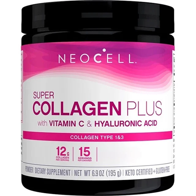 NEOCELL SUPER COLLAGÈNE Plus avec Vitamine C & Acide Hyaluronique 389ml ...