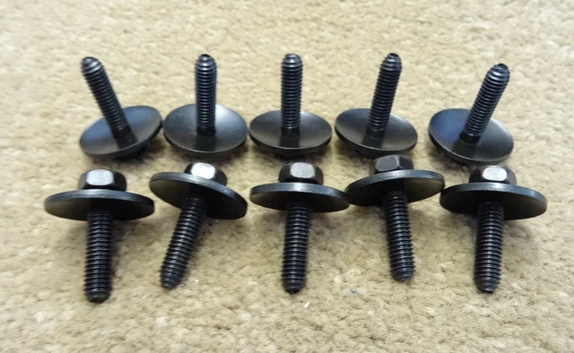 KIA ENGINE UNDER Cover Tray Tapper Splash Guard Screw & Washer Clips £ ...