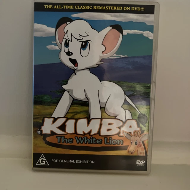 KIMBA THE WHITE Lion : Vol 1 (DVD, 1965) Region All Manga - 4 Episodes ...