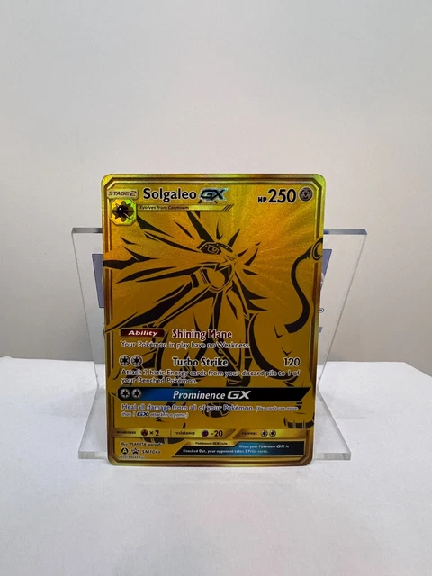 POKEMON CARD TCG - Solgaleo GX SM104a (Ultra Rare) Sun & Moon Promo ...