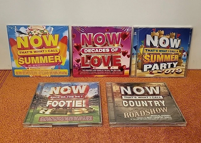 NOW THAT’S WHAT I Call Music - 5 X Original CD Albums - New & Sealed. £ ...