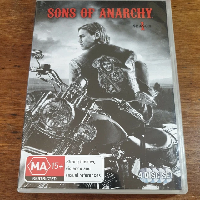 SONS OF ANARCHY DVD Season 1 R4 LIKE NEW FREE POST Charlie Hunnam $9.95 ...