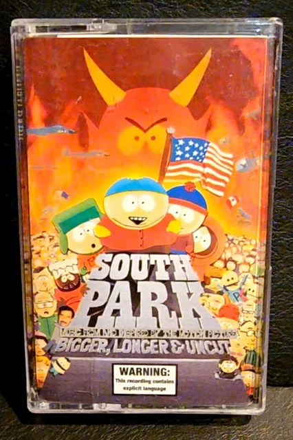 RARE SOUTH PARK Bigger Longer & Uncut Movie Soundtrack Cassette ...