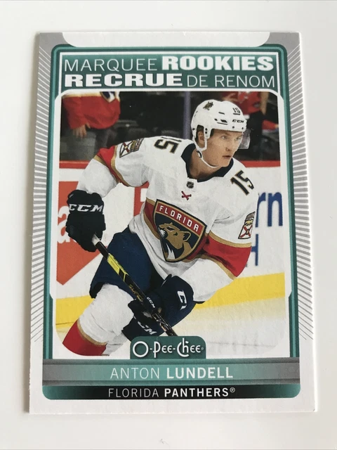 CARTA NHL, ANTON Lundell, aggiornamento Marquee Rookies OPC 2021-22 ...