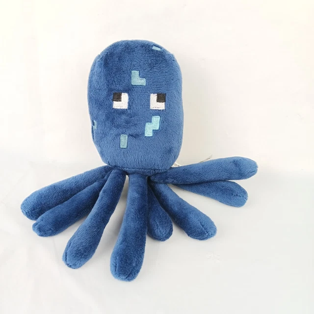 MINECRAFT OVERWORLD BLUE Squid 7 inch Plush Doll Video Game Merch ...