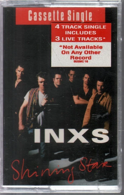 INXS SHINING STAR cassette UK Mercury 1991 cassette with info stickered ...