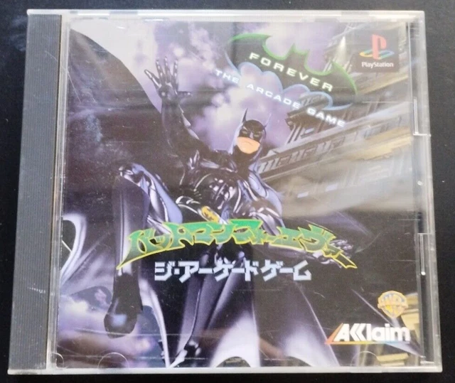 BATMAN FOREVER THE Arcade Game PS1 JAP JAPAN NTSC EUR 109,99 - PicClick FR