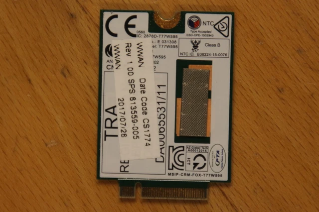 WWAN HP ELITE x2 1012 G1 Modul WWAN UMTS LTE - 796927-100 EUR 10,00 ...