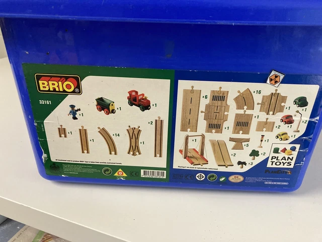 BRIO WOODEN RAIL & Road Set 68 piece plus add items Thomas the Tank ...