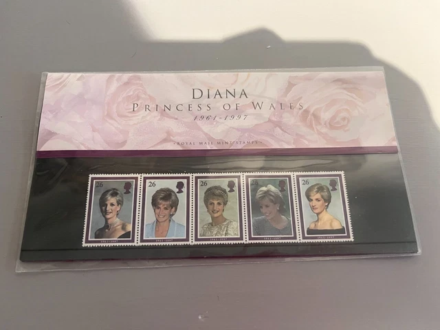 DIANA PRINCESS OF Wales 1961 - 1997 Commemorative Royal Mail Mint Stamp ...