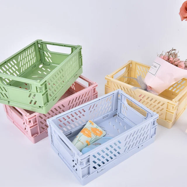 MINI FOLDABLE DESKTOP Organizer Desk Storage Office Stationery ...