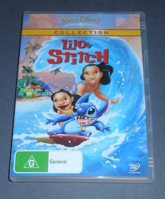 LILO & STITCH DVD Animated Family Film Movie Walt Disney Collection G ...