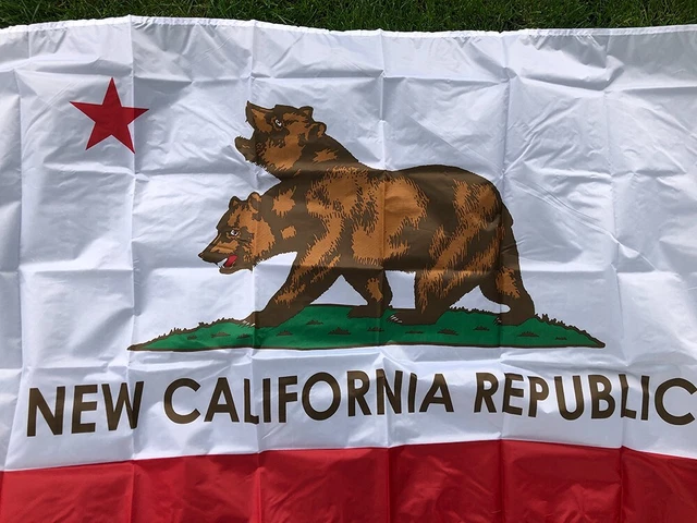 FALLOUT NEW CALIFORNIA Republic Flag - 90x150cm Double-Sided Polyester ...
