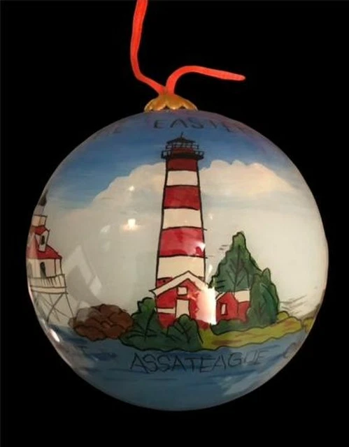EAST COAST LIGHTHOUSES Christmas Tree Ornament Fenwick Cape Henry ...