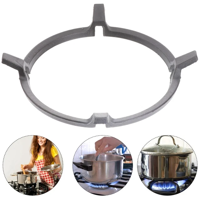 CAST IRON WOK Rack Gas Stove Cooker Bracket Gas Ring Reducer Wok ...