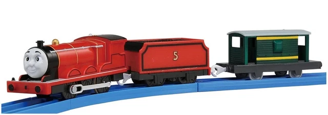 THOMAS & FRIENDS James TakaraTomy Plarail TrackMaster Motorized Train ...